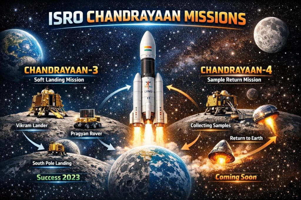 Chandrayaan 3 vs Chandrayaan 4🌙Interactive Quiz🛰-Gkzone